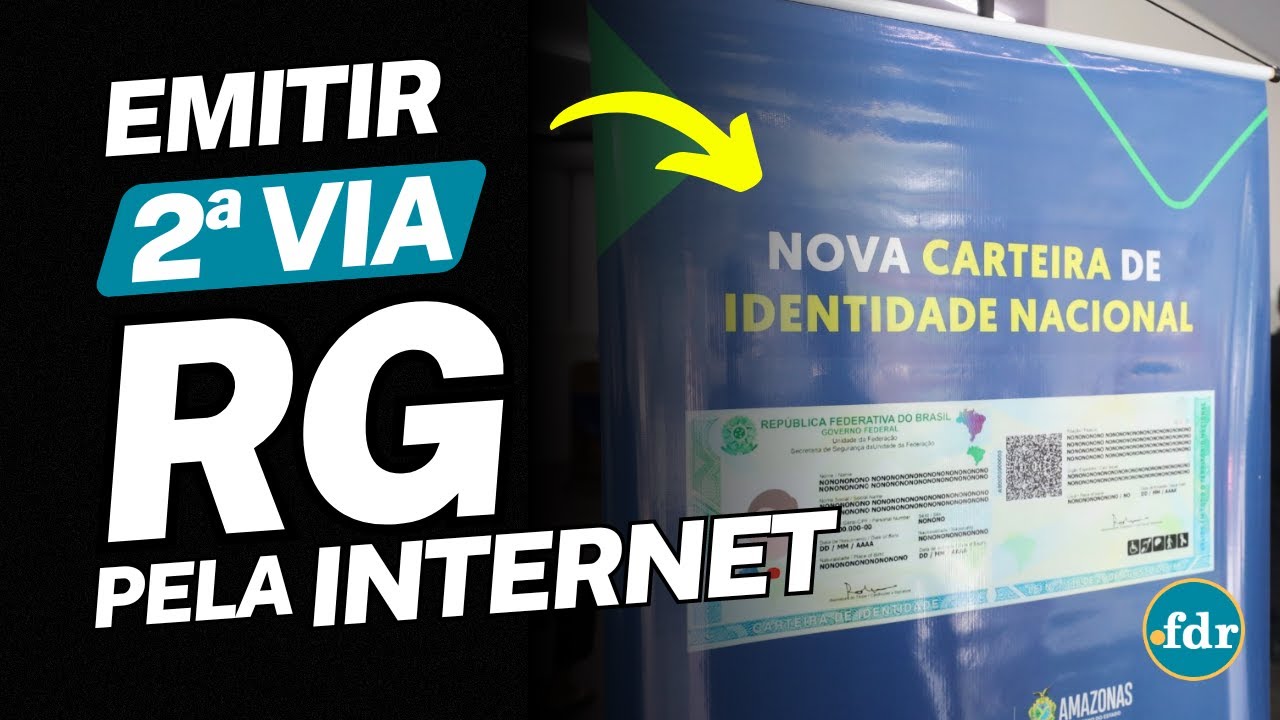 2ª VIA DA IDENTIDADE PELA INTERNET: COMO FAZER O NOVO RG/CNI (CARTEIRA ...