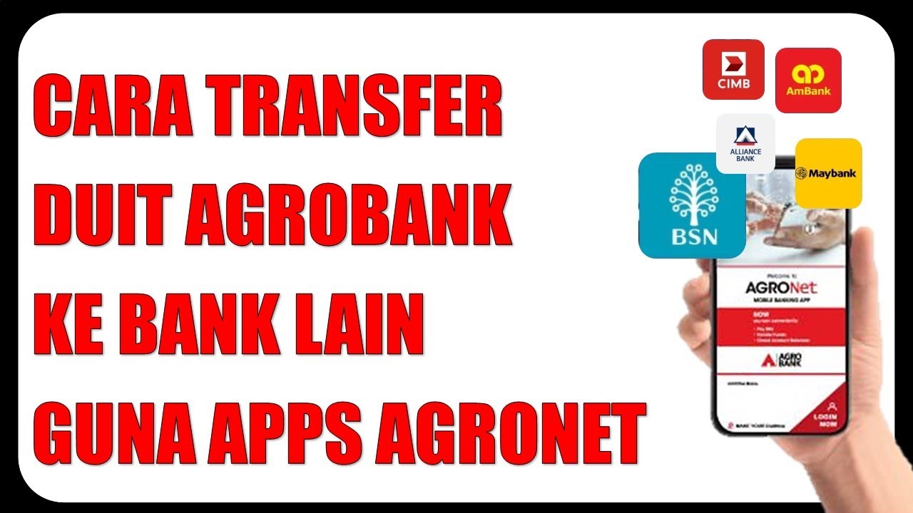 Cara Transfer Duit Guna Aplikasi Agronet Agrobank - YouTube