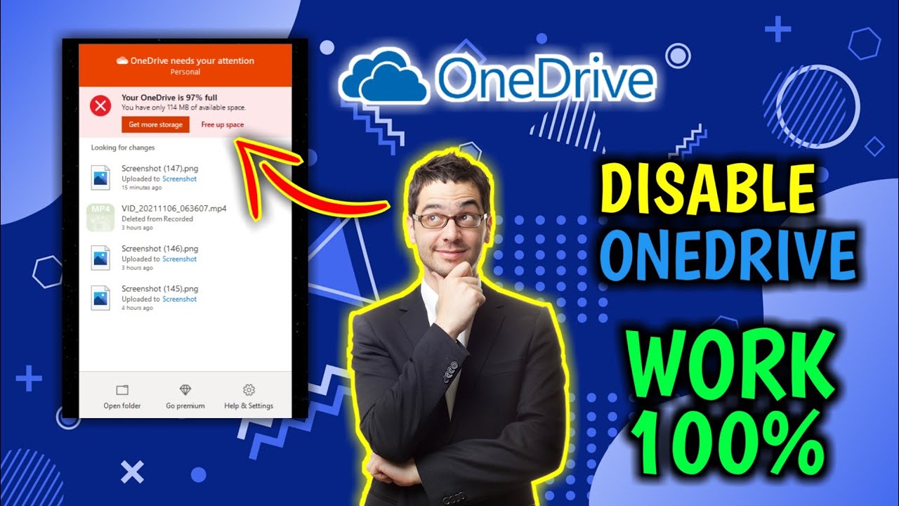 Cara Mengatasi OneDrive Penuh di Laptop Windows 10 Terbaru - YouTube
