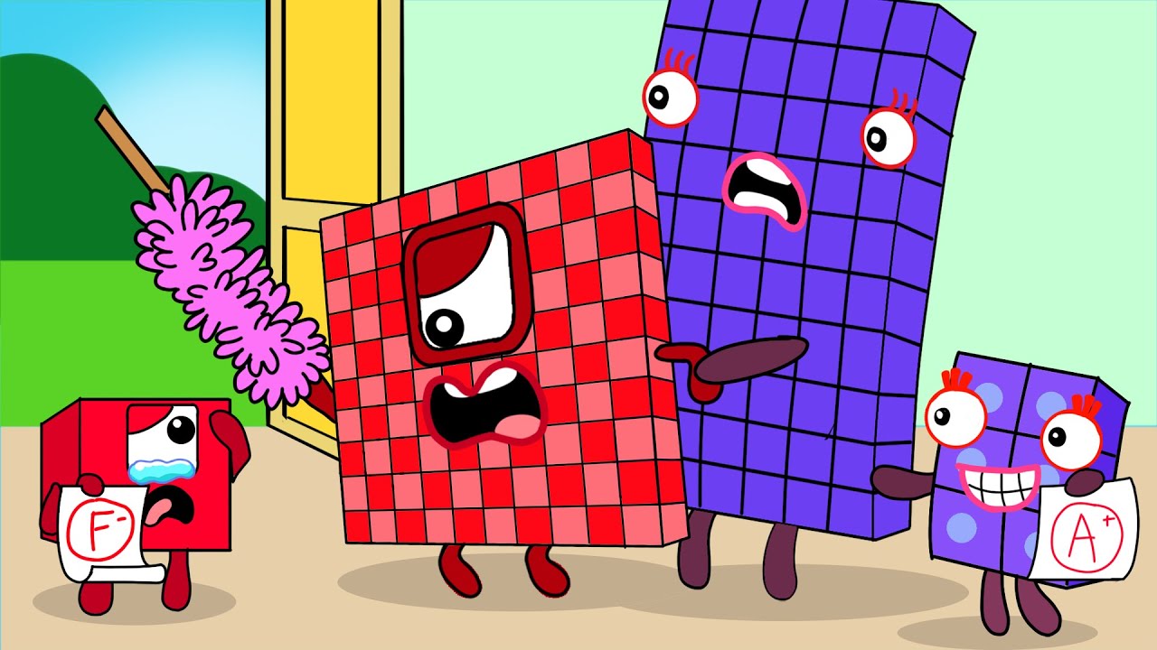 Baby Numberlocks 1, Don't Be Afraid of a Bad Grade! | Numberblocks ...