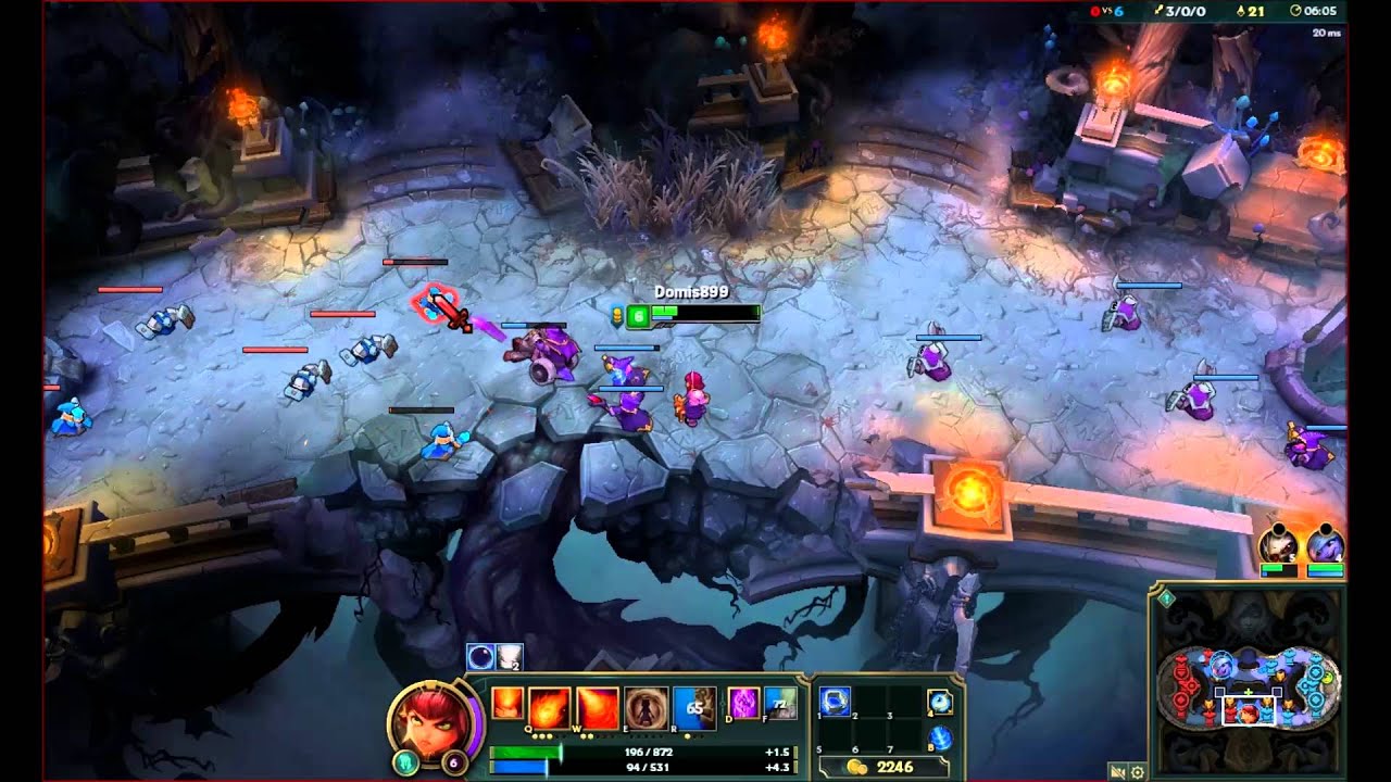League of Legends 3 vs 3 Owning - YouTube