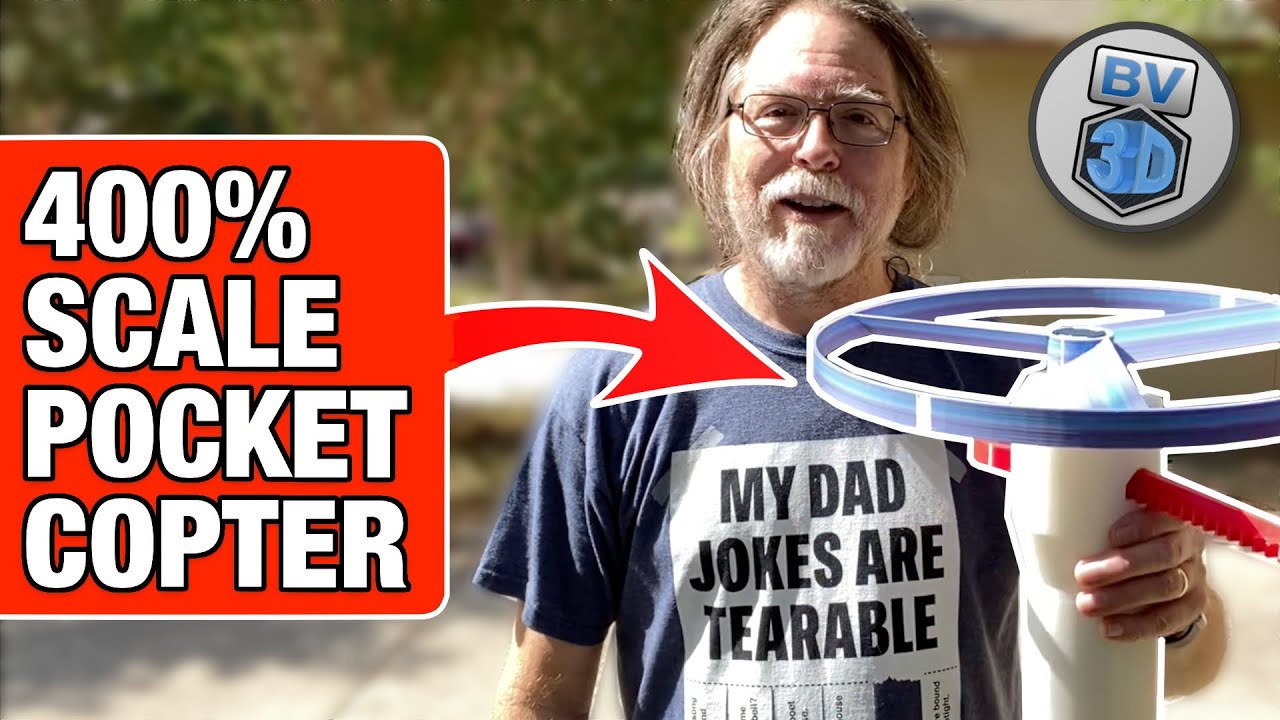 Huge Pocket Copter 3D Print! WILL IT FLY or WILL IT BREAK?! - YouTube