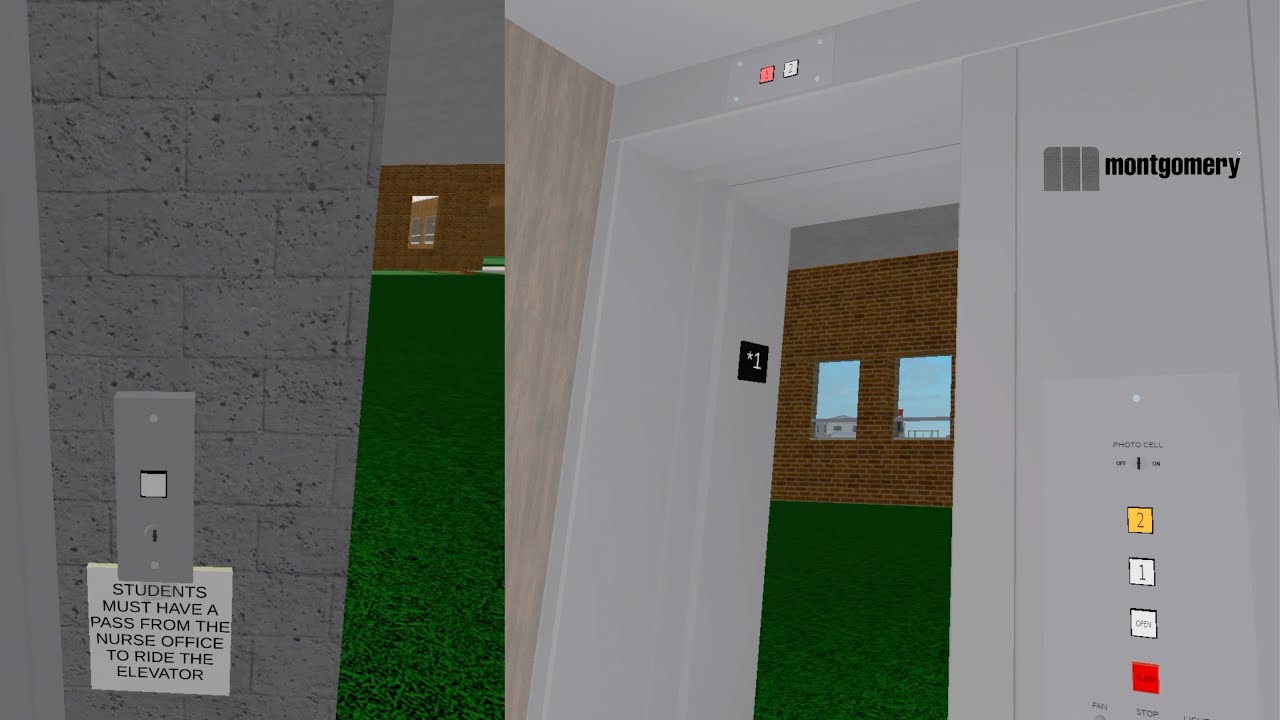 Montgomery G&P Hydraulic Elevator at Sheffield Middle School - ROBLOX ...