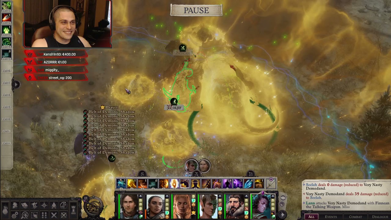 Pathfinder: WotR - Very Nasty Demodand Boss Fight - Hard Difficulty ...