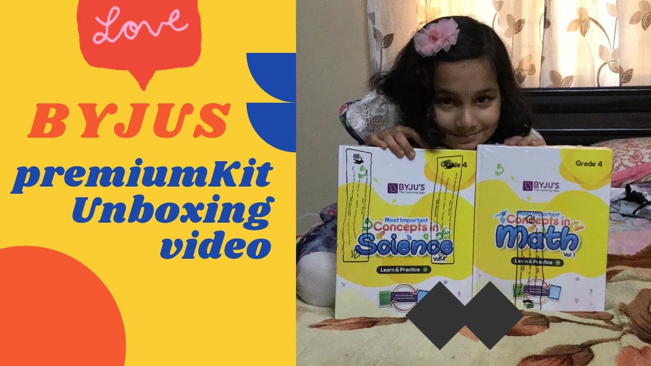 Byjus premium kit unboxing video || Fall in love for learning || Lenovo ...