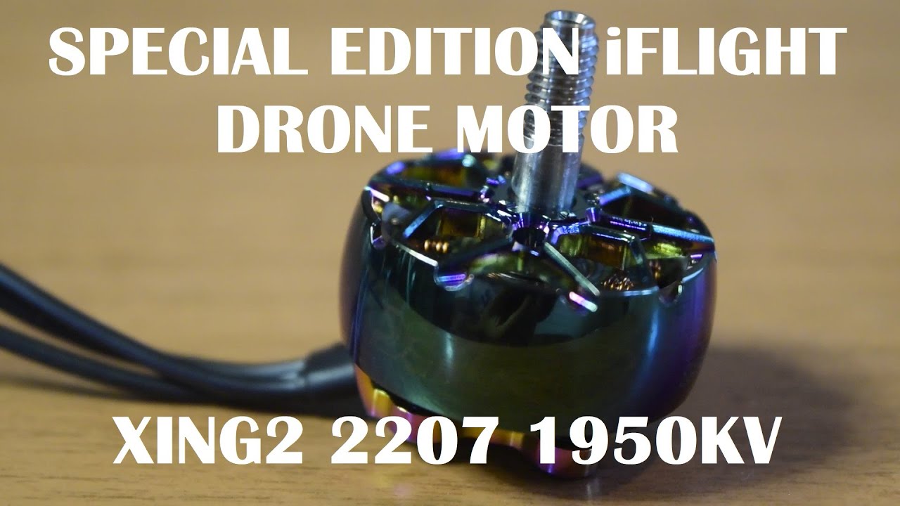 iFlight XING2 2207 1950KV Rainbow 3-6S FPV Motor Unibell Quadcopter ...