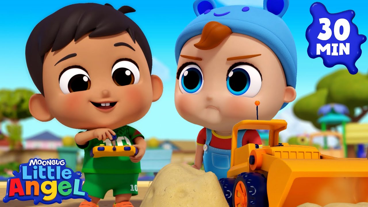 Sandcastles and Soccer Competition 🩴⚽ - Full Episode | Little Angel ...