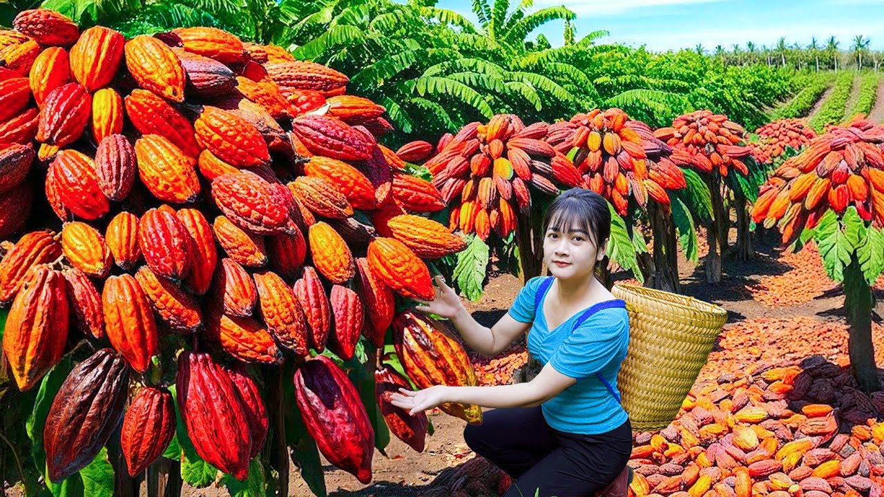 Ly Trieu Ca: Harvesting Sweet Giant Tropical Logan - Recipe Traditional ...