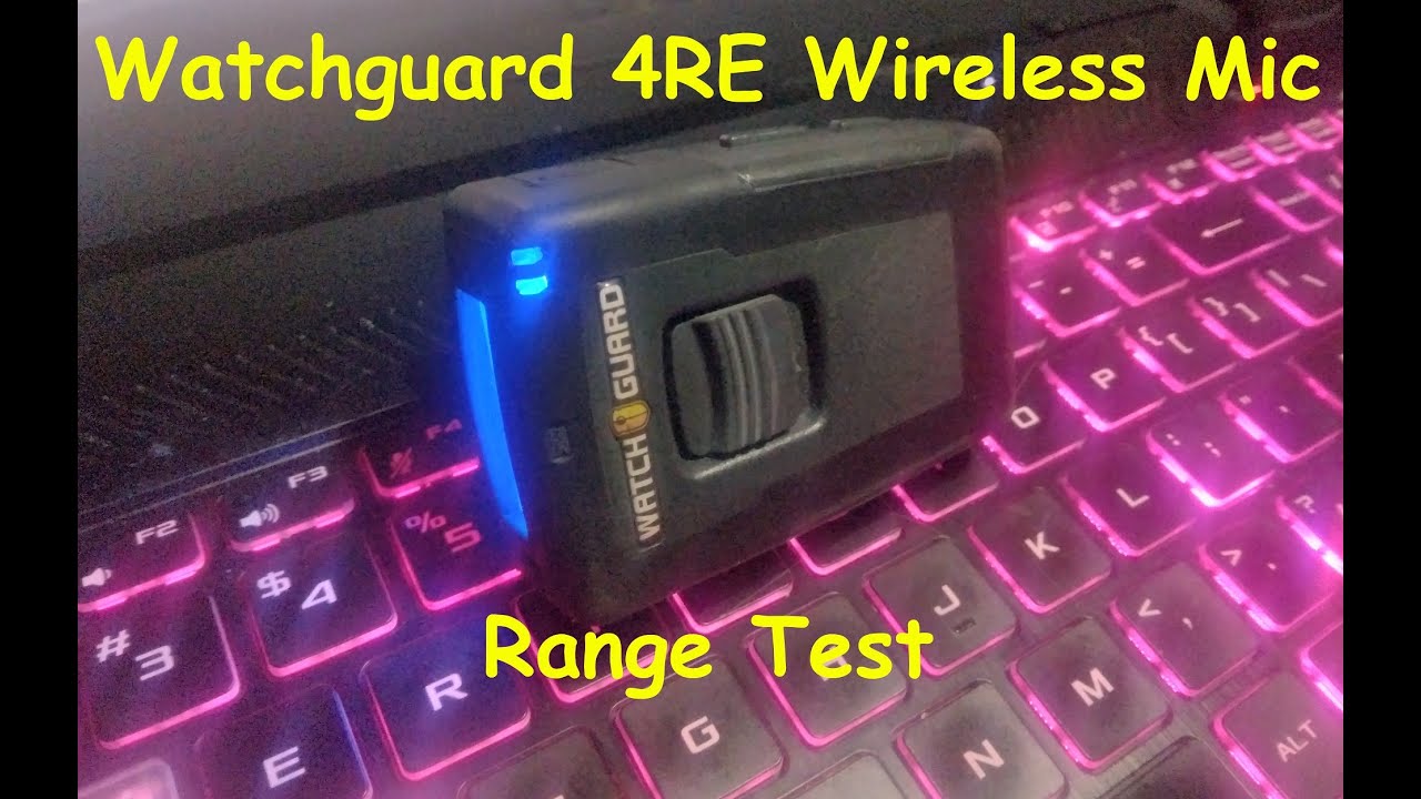 Watchguard 4RE Wireless Mic Range Test - YouTube