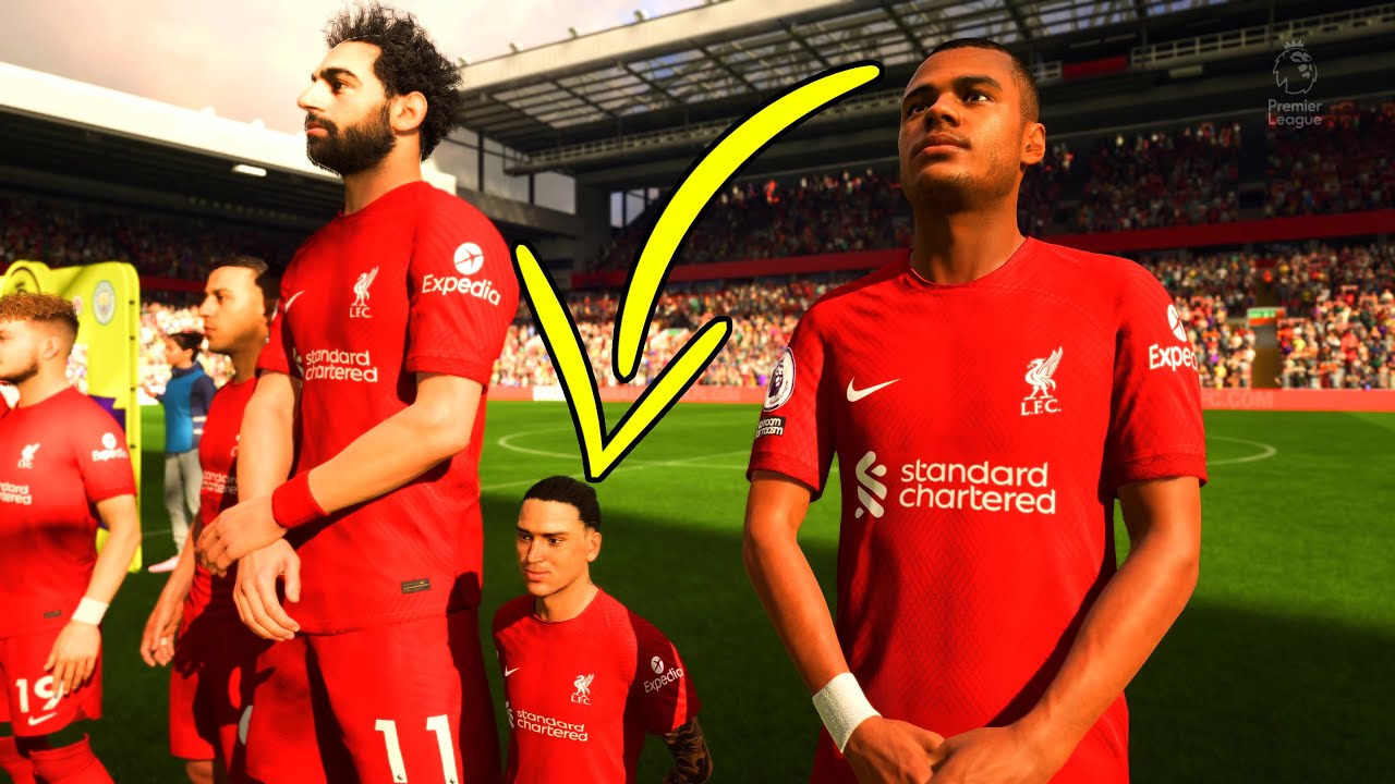 Giant Mo Salah Small Darwin Núñez | Giant Haaland Small van dijk ...