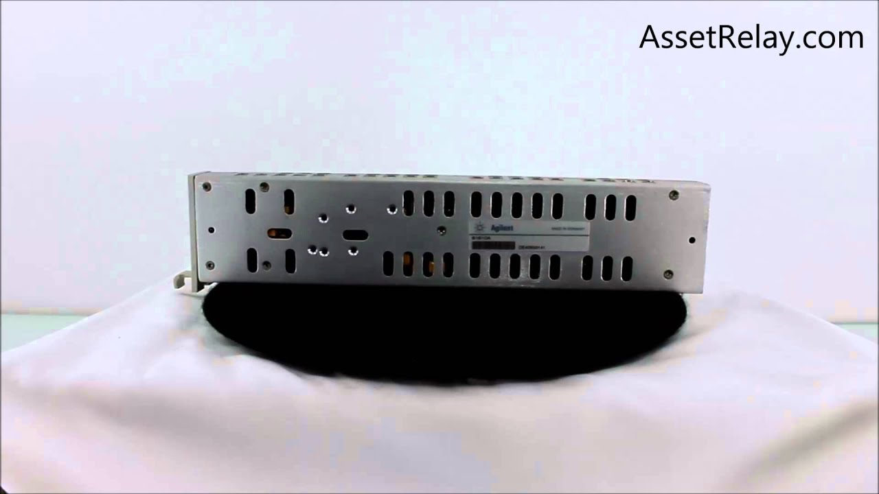 Agilent 81610A Optical Return Loss Meter - YouTube