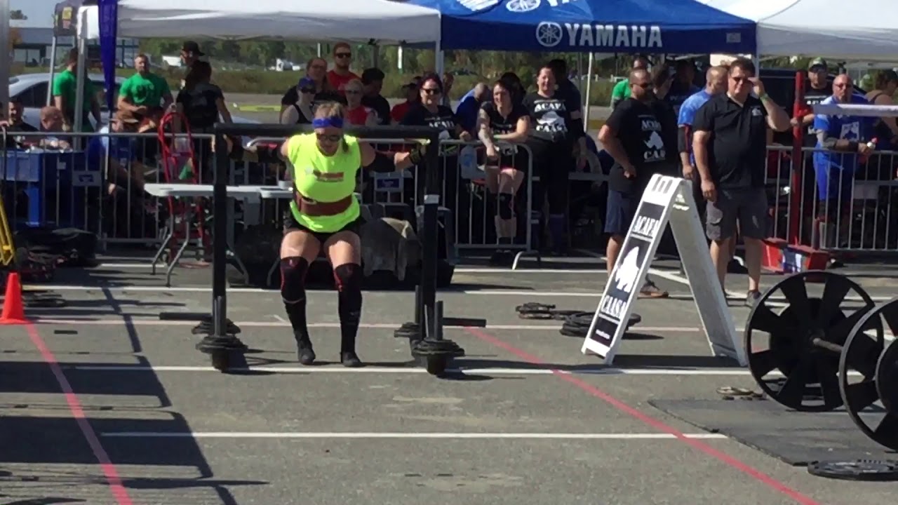 Yolk carry @ 430lbs for 100ft - 28seconds - YouTube