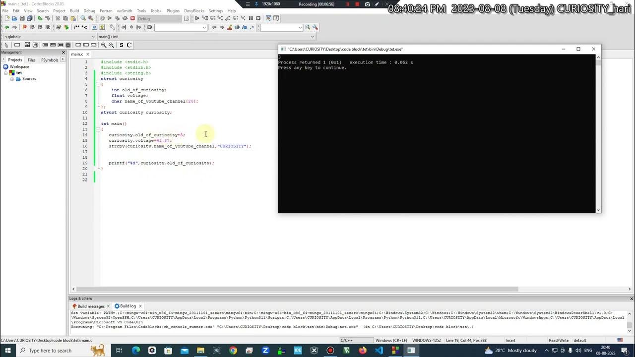 PART-20 | C Programming Full Course | struct | malayalam - YouTube