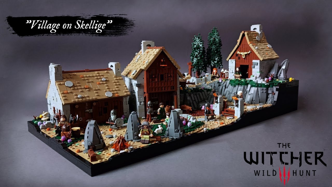 Lego The Witcher 3: Wild Hunt MOC | "Village on Skellige" - YouTube