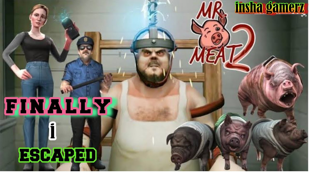 MR MEAT 2 || I ESCAPED MR MEAT PRISON || MR MEAT FULL GAMEPLAY || INSHA ...