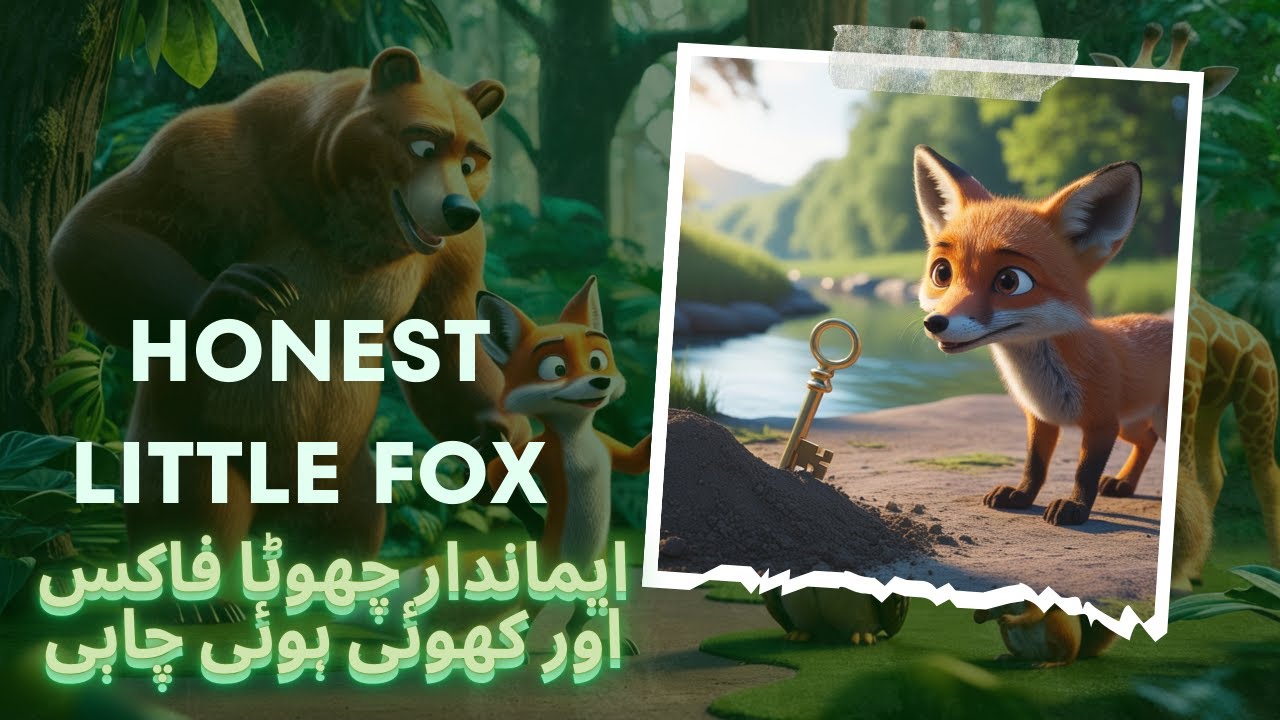 The Honest Little Fox and the Lost Key | ایماندار چھوٹا فاکس اور کھوئی ...