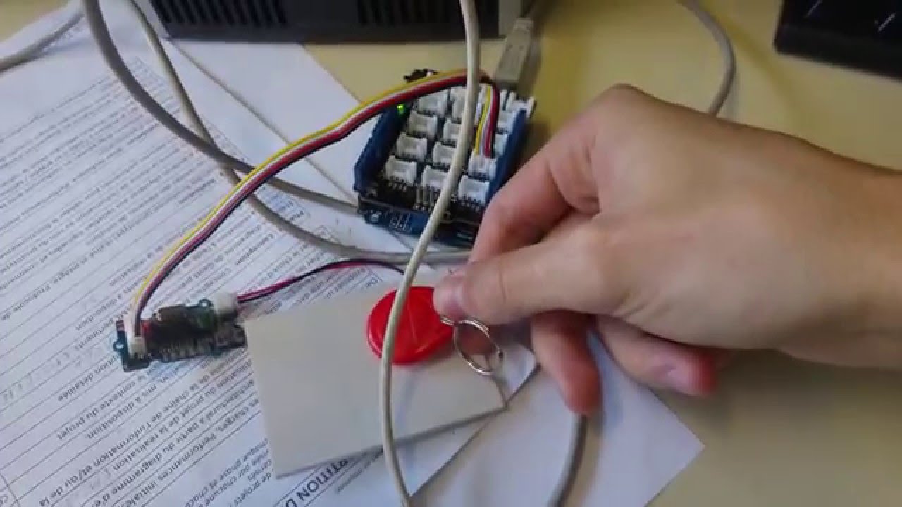 Capteur RFID test avec Arduino projet SIN BAC - YouTube