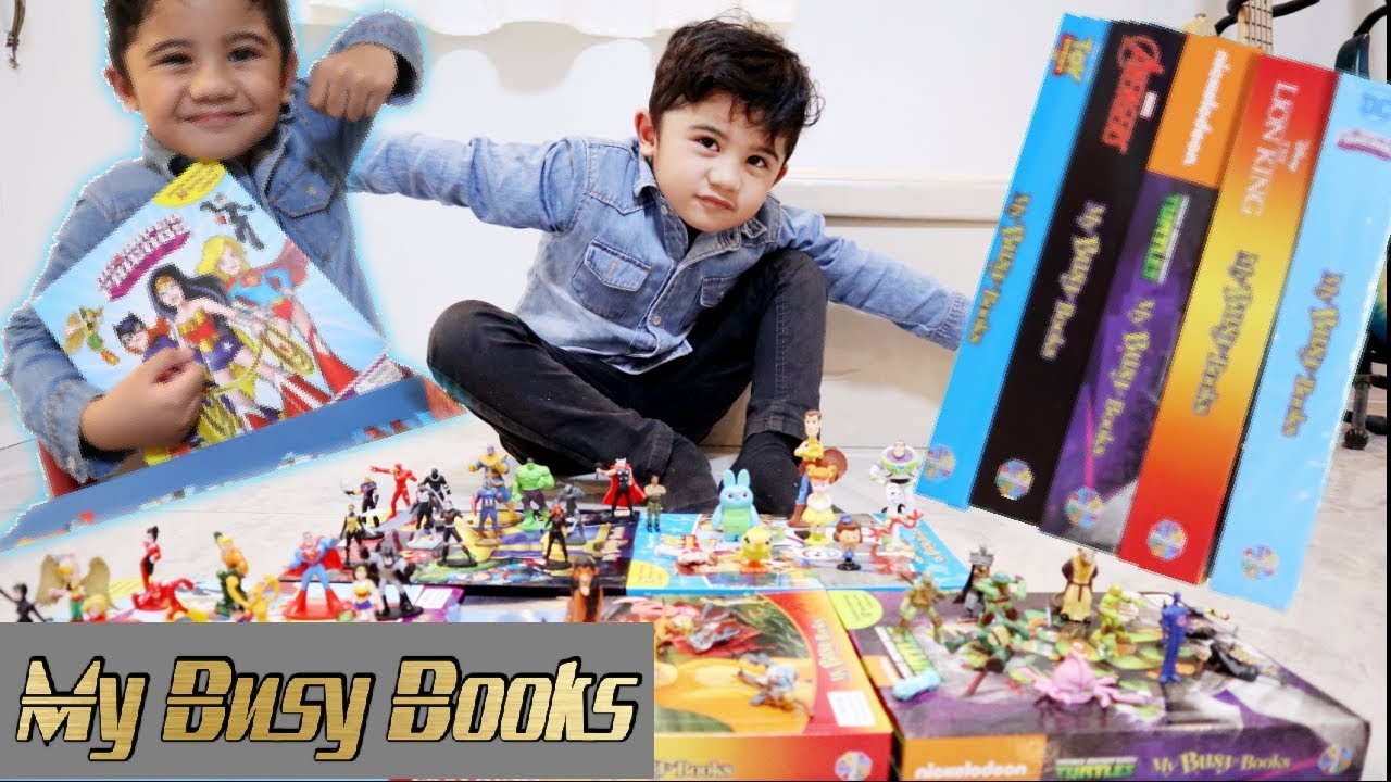 My Busy Books Collection! (Unboxing My Busy Books' DC Super Friends ...