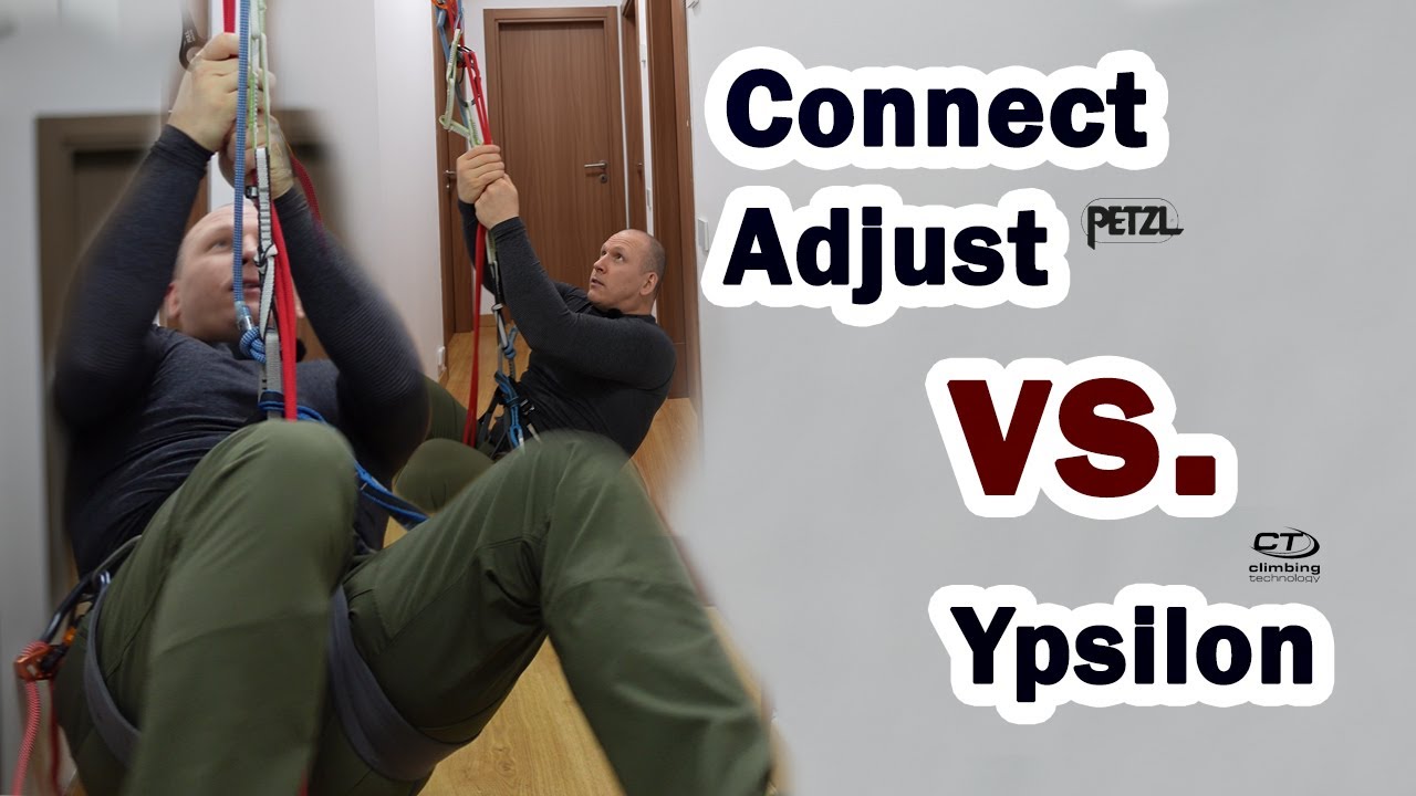 Why Petzl Connect Adjust is NOT better than Ypsilon Climbing Technology for resting on Via ...