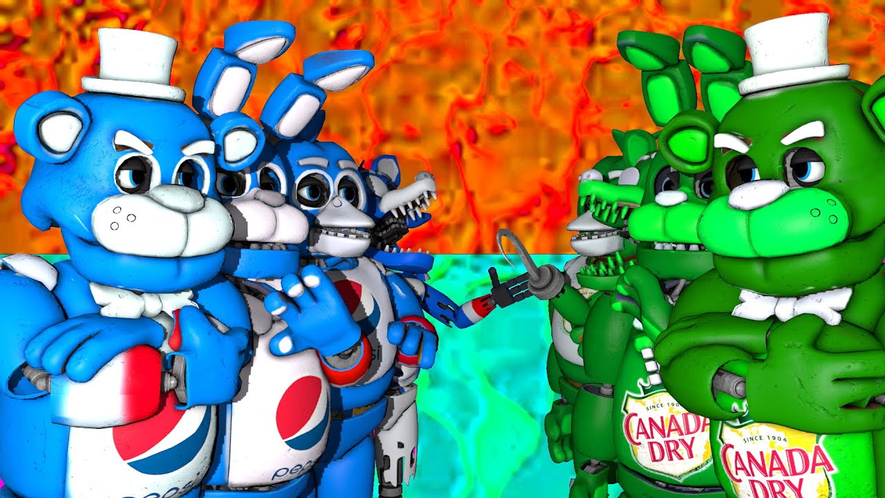 [SFM FNaF] Pepsi VS Gingerale Animatronics - YouTube