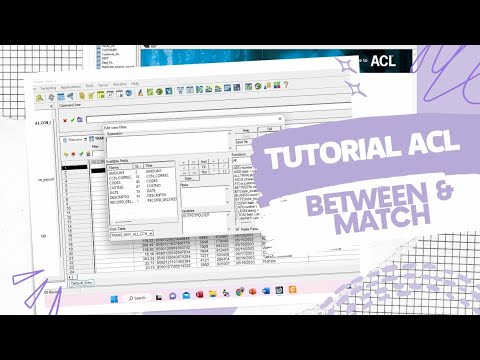 TUTORIAL ACL | Cara menggunakan fungsi BETWEEN & MATCH !! - YouTube