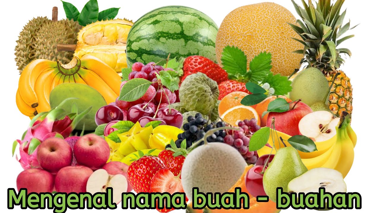 Mengenal macam - macam nama buah yang ada diindonesia - YouTube
