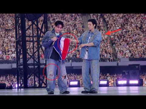 Shocking Moments🔴Suga BTS did this unexpected thing to Jungkook on stage in Paris Day 1