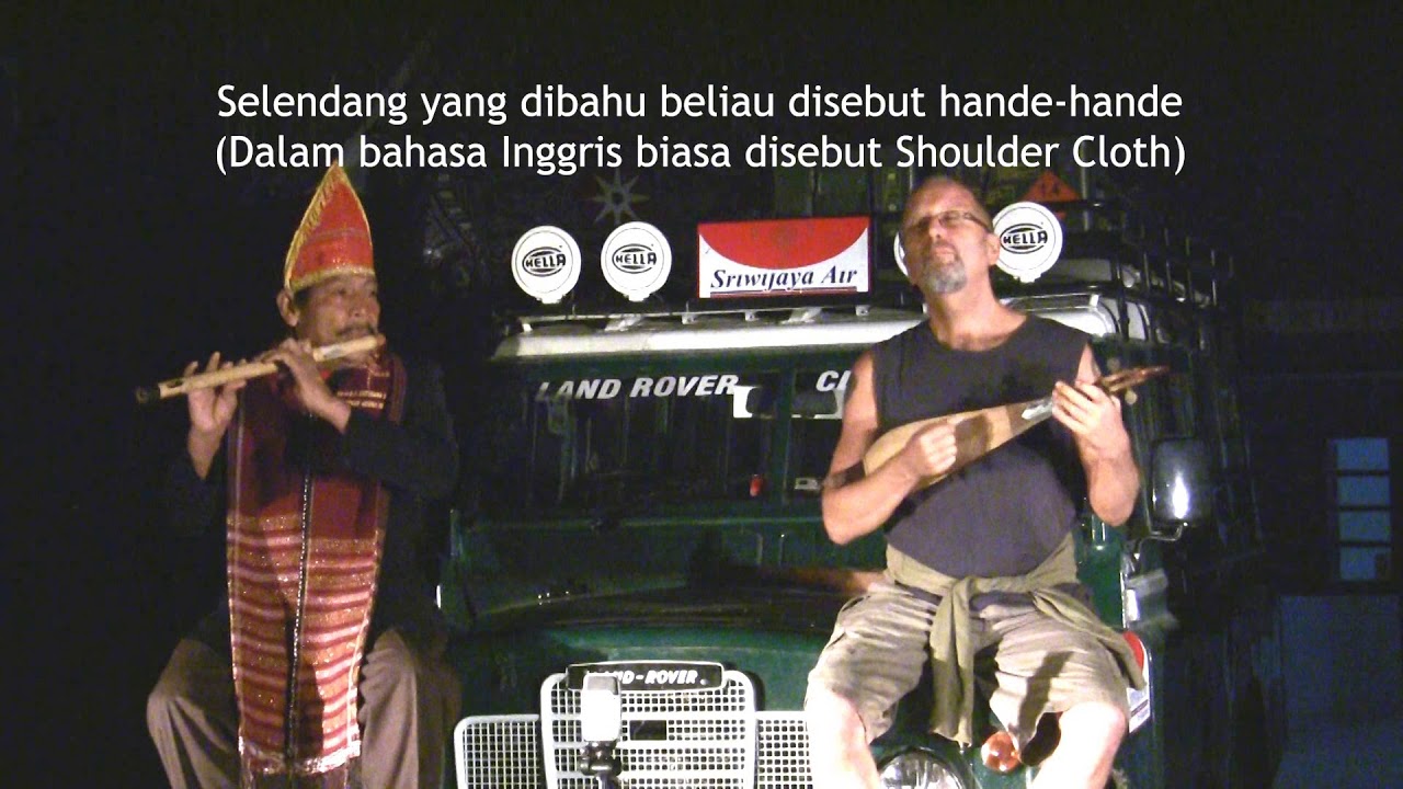 The Batak Men's Shoulder Cloth (Hande-hande) and Hasapi Suling Music ...
