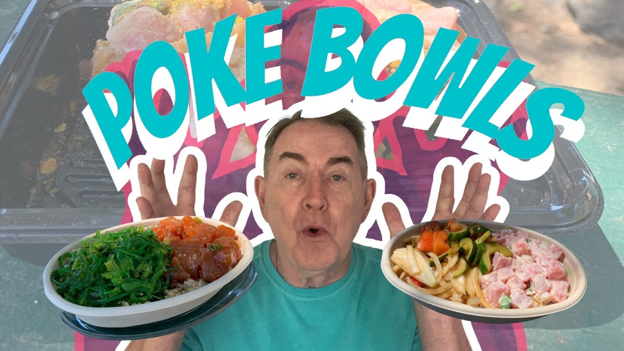 POKE Bowls My FAVORITE Spots in KONA - YouTube