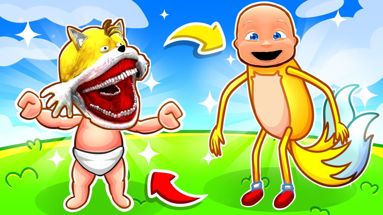 Baby and SHIN TAILS Swap Bodies! - YouTube