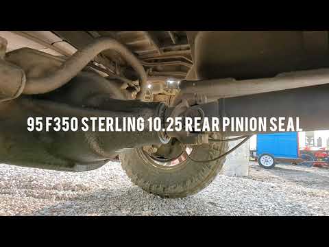 1995 F350 7.3 Sterling 10.25 Rear Axle Pinion Seal Replacement. - YouTube