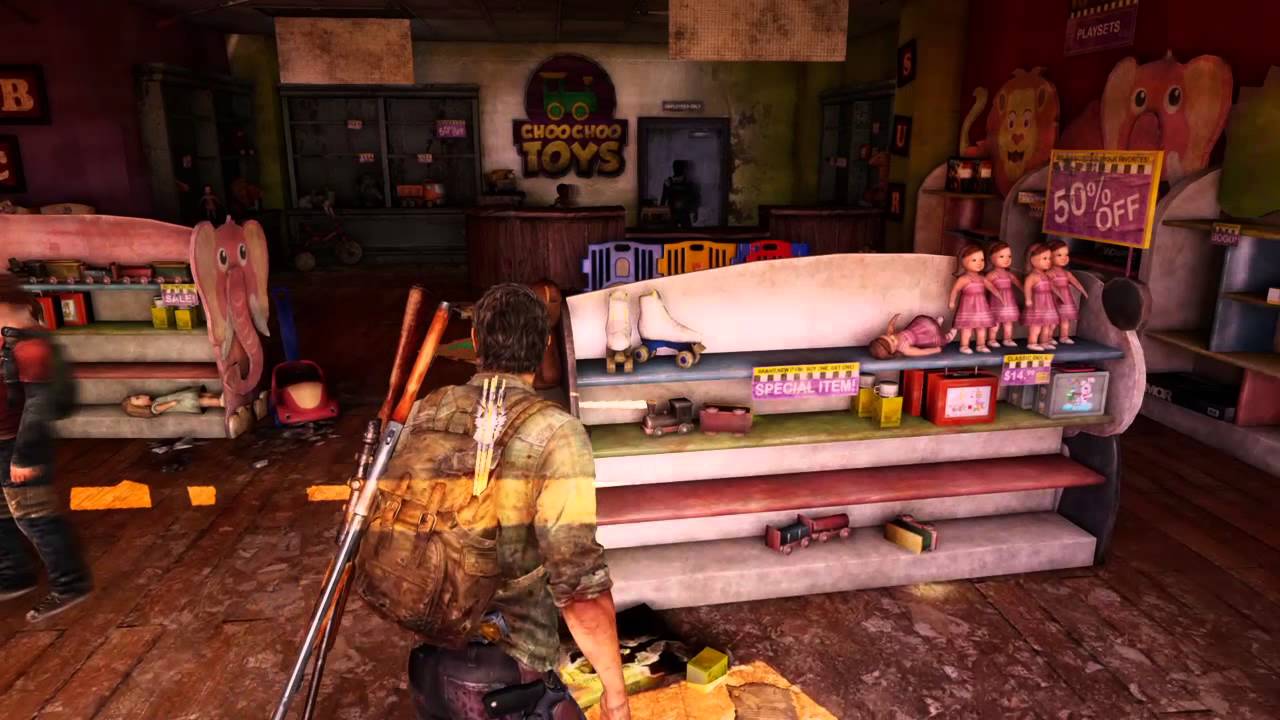 The Last of Us - Ellie Takes The Toy Robot - YouTube