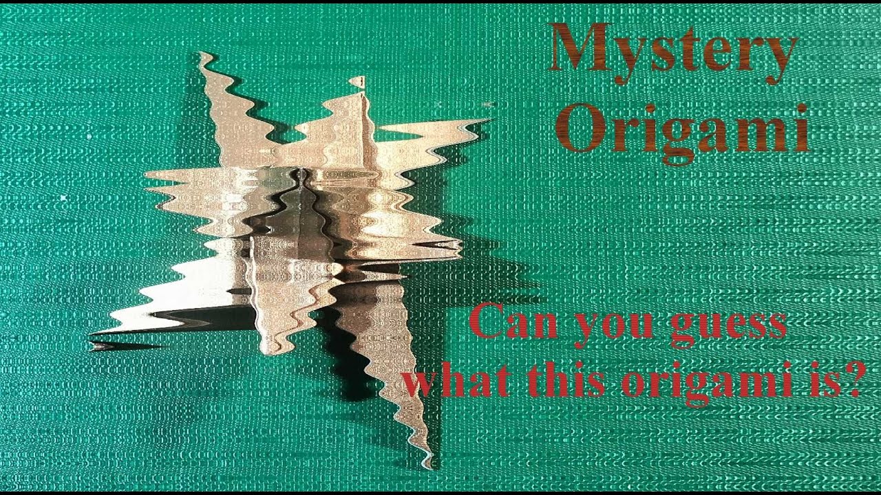 TIME-LAPSE Origami - Mystery Origami - YouTube
