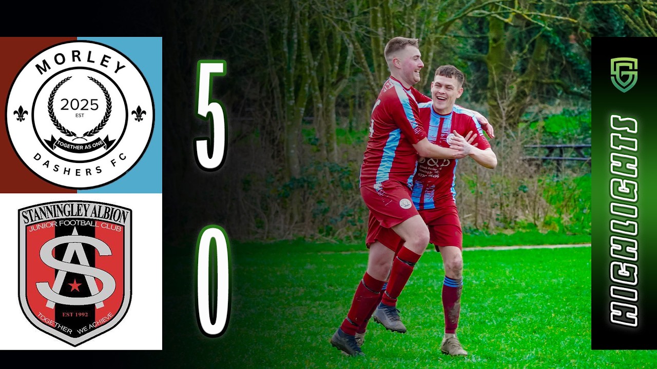 Morley Dashers v Stanningley Albion | Match Highlights | Leeds ...