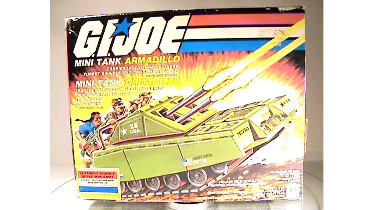 1985 Armadillo (Mini Tank) G.I. Joe review - YouTube