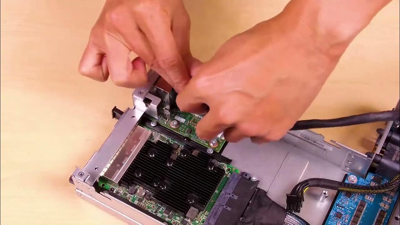 Lenovo Thinksystem Sd535 V3 Installing A Rear I O Module Youtube