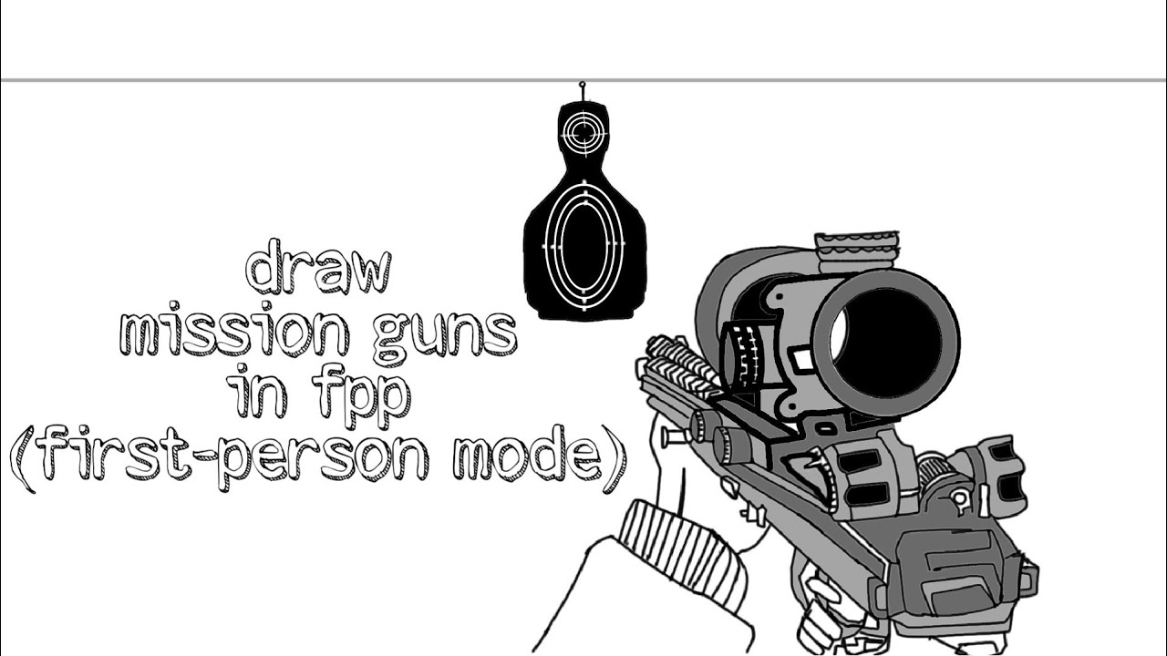 Simple Animations| misson gun | first-person perspective | monochrome ...