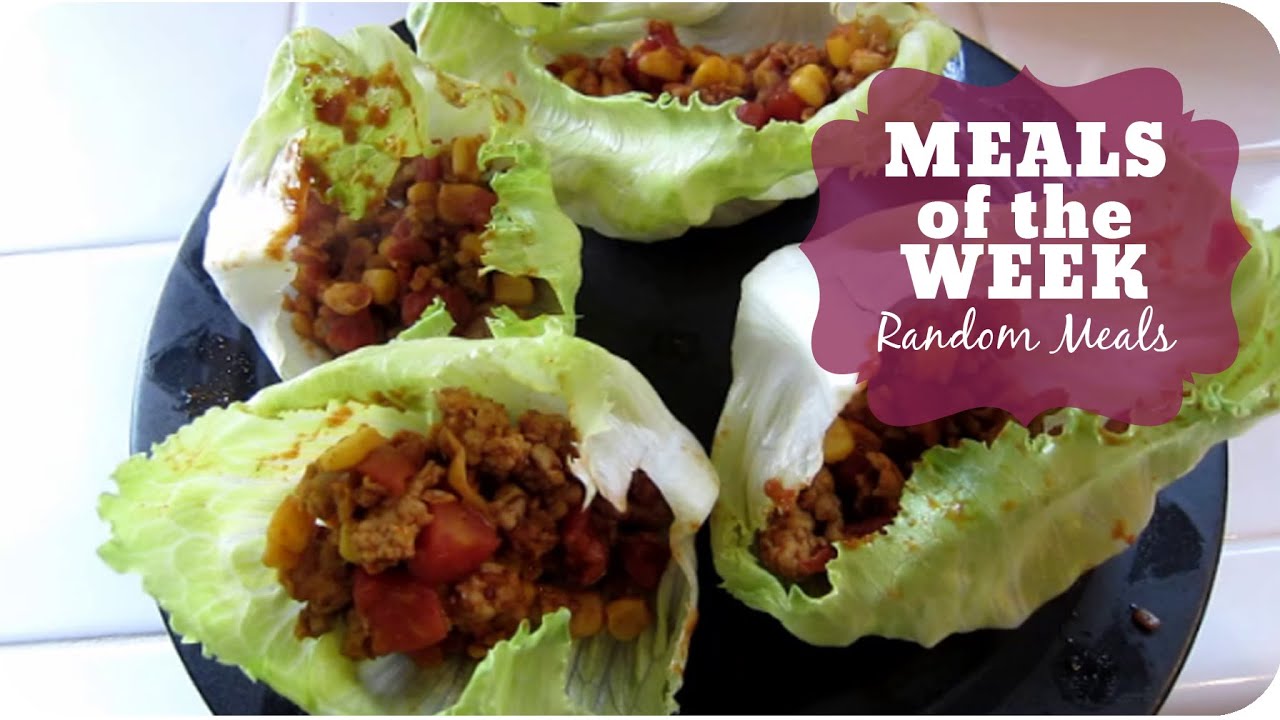 Meals of the Week | Random Meals - YouTube