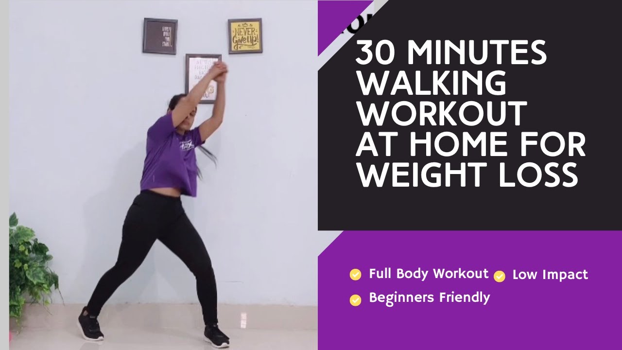 30 Minutes Walking At Home Workout For Weight Loss For Beginners–No ...