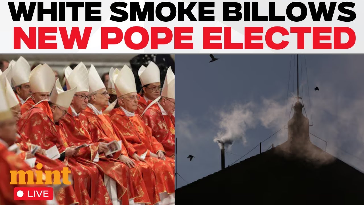 VATICAN LIVE: New Pope Elected As White Smoke Emerges from Sistine ...