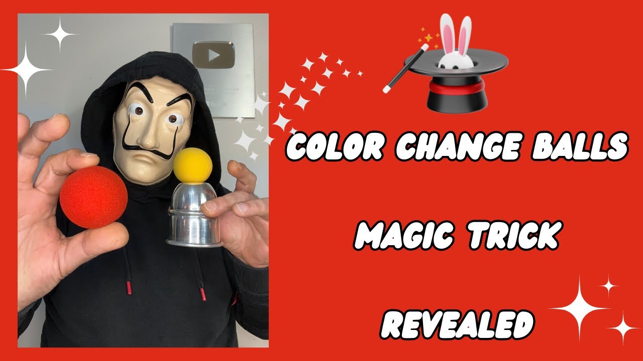 COLOR CHANGE BALLS | MAGIC TRICK TUTORIAL #magic #tricks # ...
