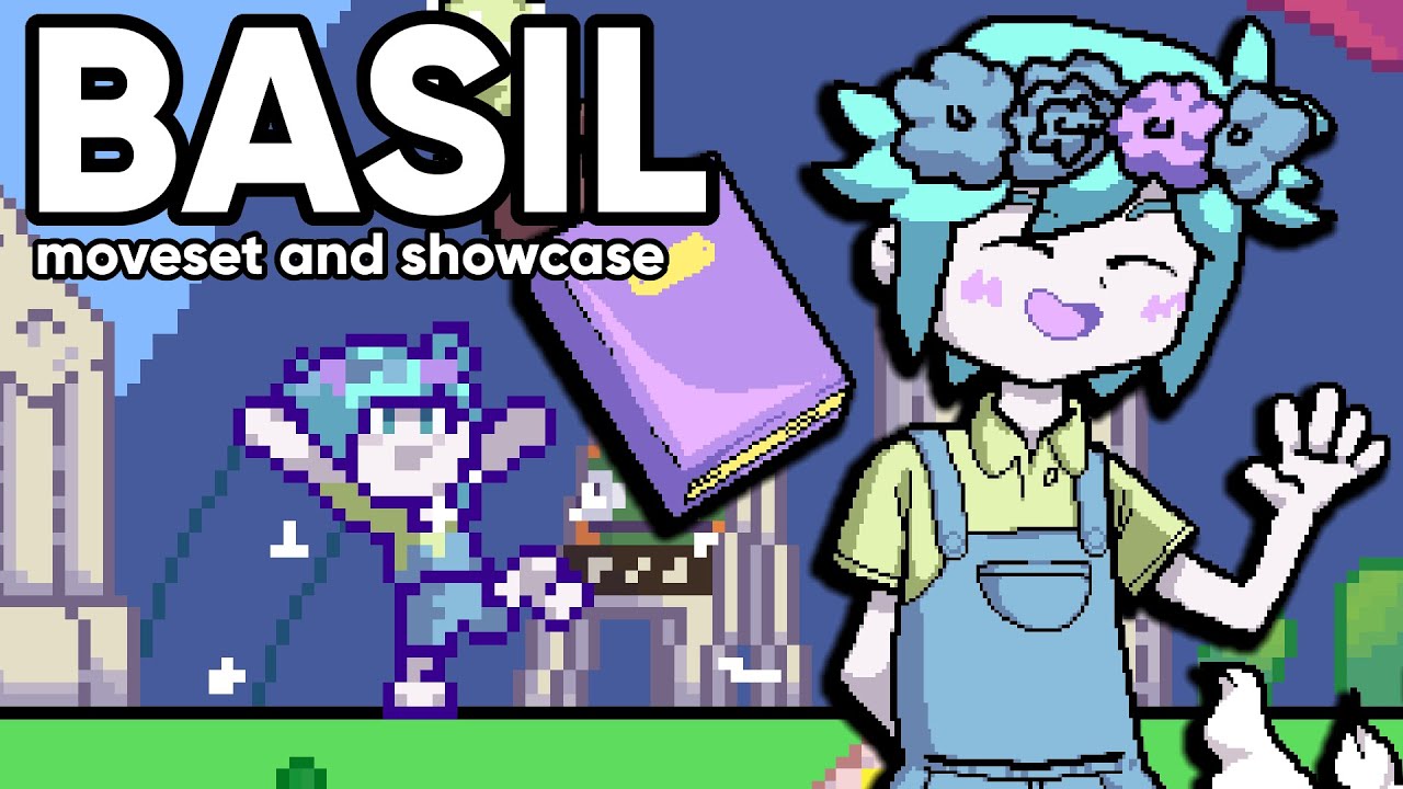 BASIL (Omori) Moveset and Showcase - Rivals of Aether Workshop - YouTube
