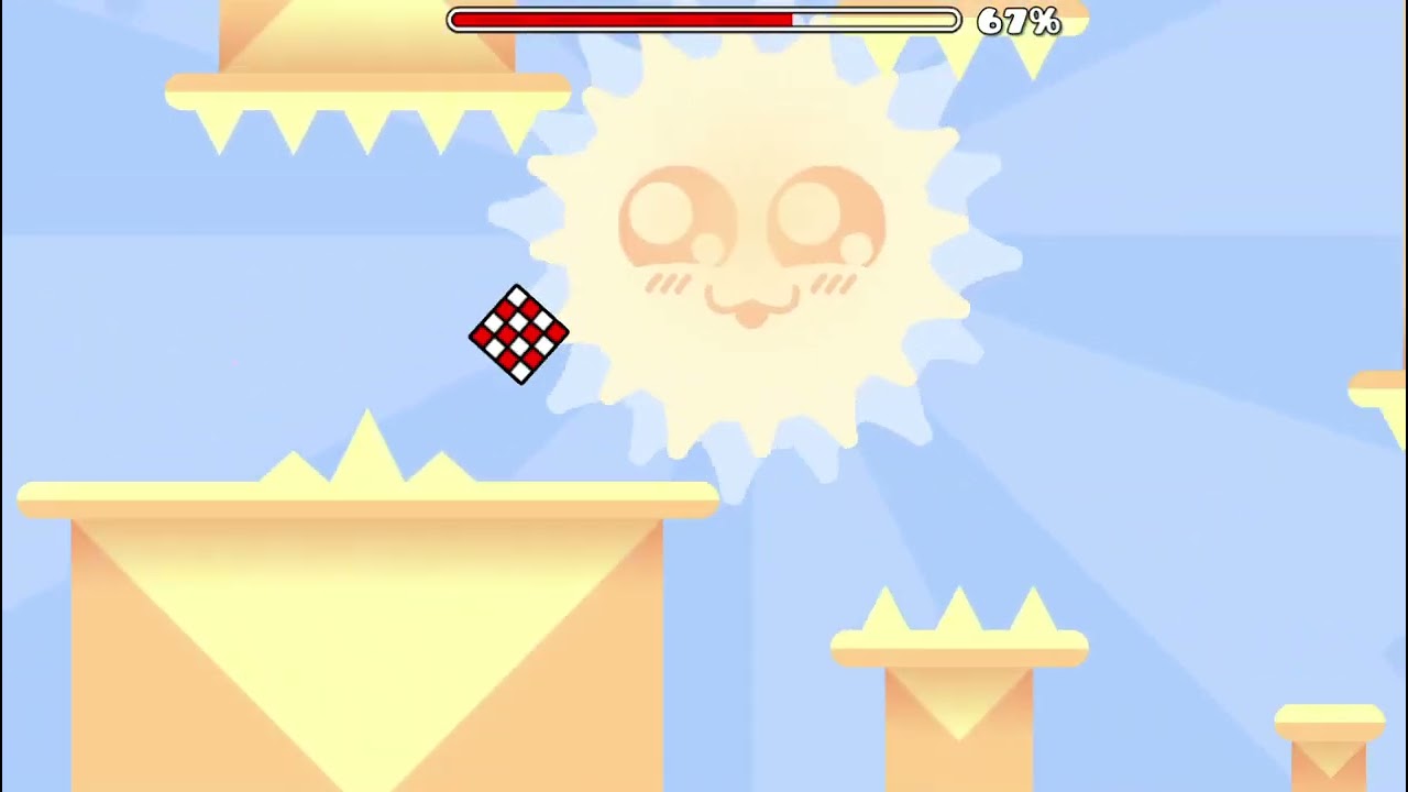 SUN AND MOON "SUNSHINE" [BY: UNZOR] Geometry Dash - YouTube