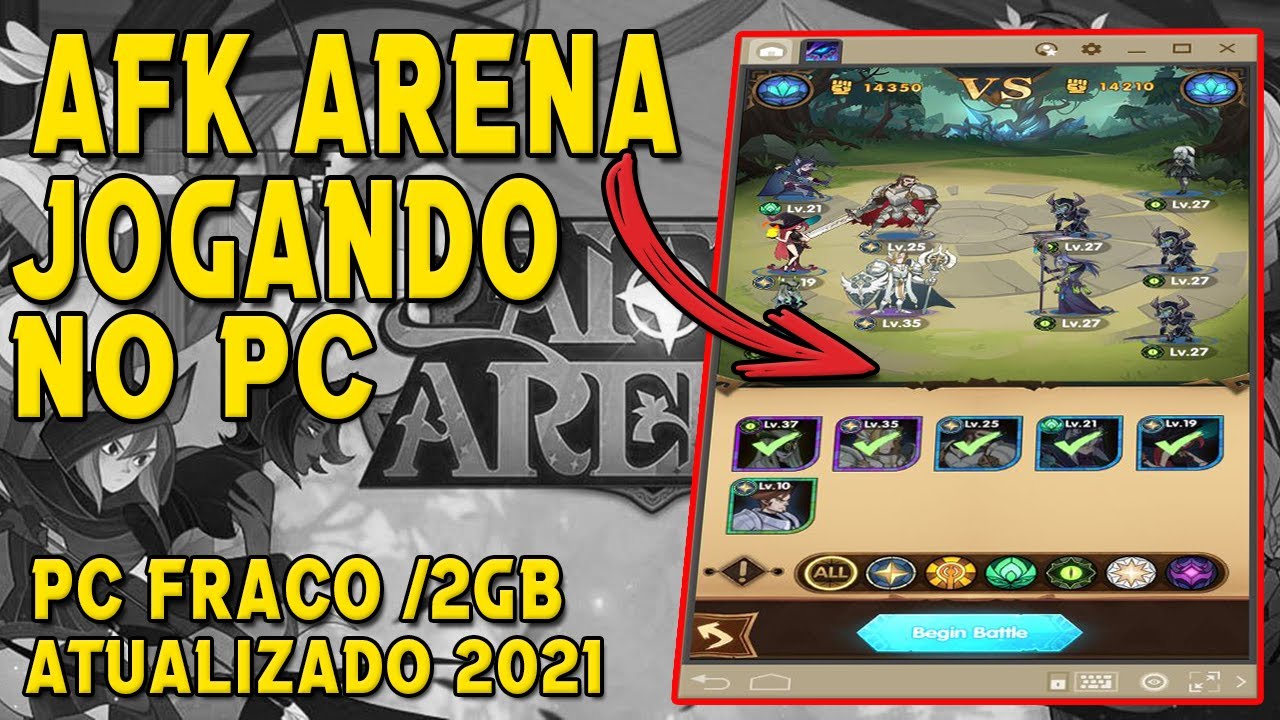 COMO JOGAR AFK ARENA NO PC / PC FRACO E EMULADOR NOVO 2021 - YouTube