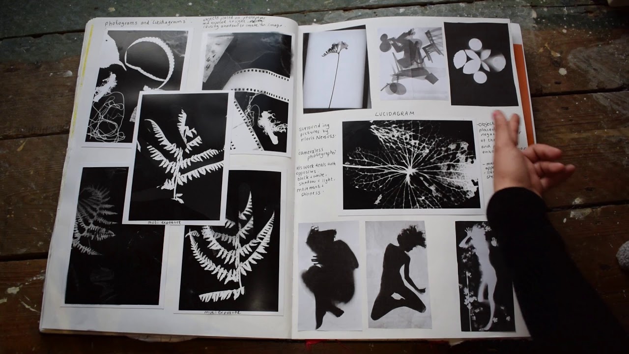 My (A Grade) Foundation Art Diploma Sketchbook #1 [AND TIPS] - YouTube