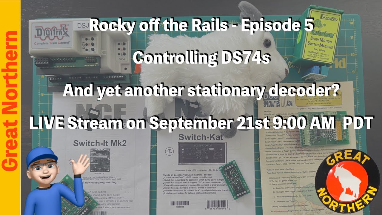 Digitrax DS74 from the Fascia? - Rocky off the Rails - Episode 5 - YouTube