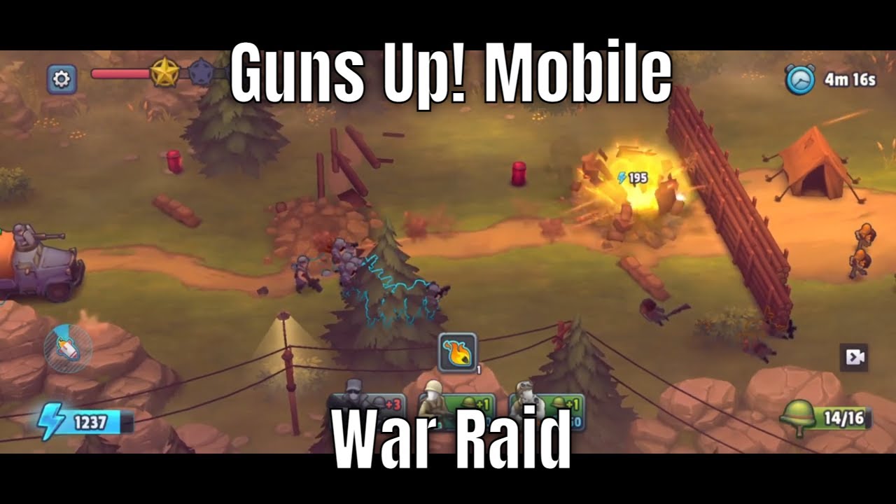 Guns Up! Mobile - 25 - War Raid - YouTube