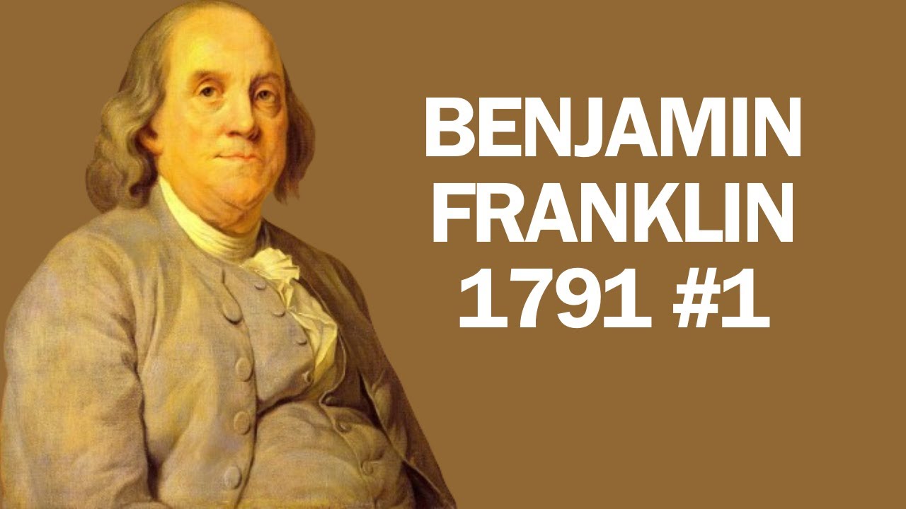 Benjamin Franklin on His Childhood and First Job - YouTube