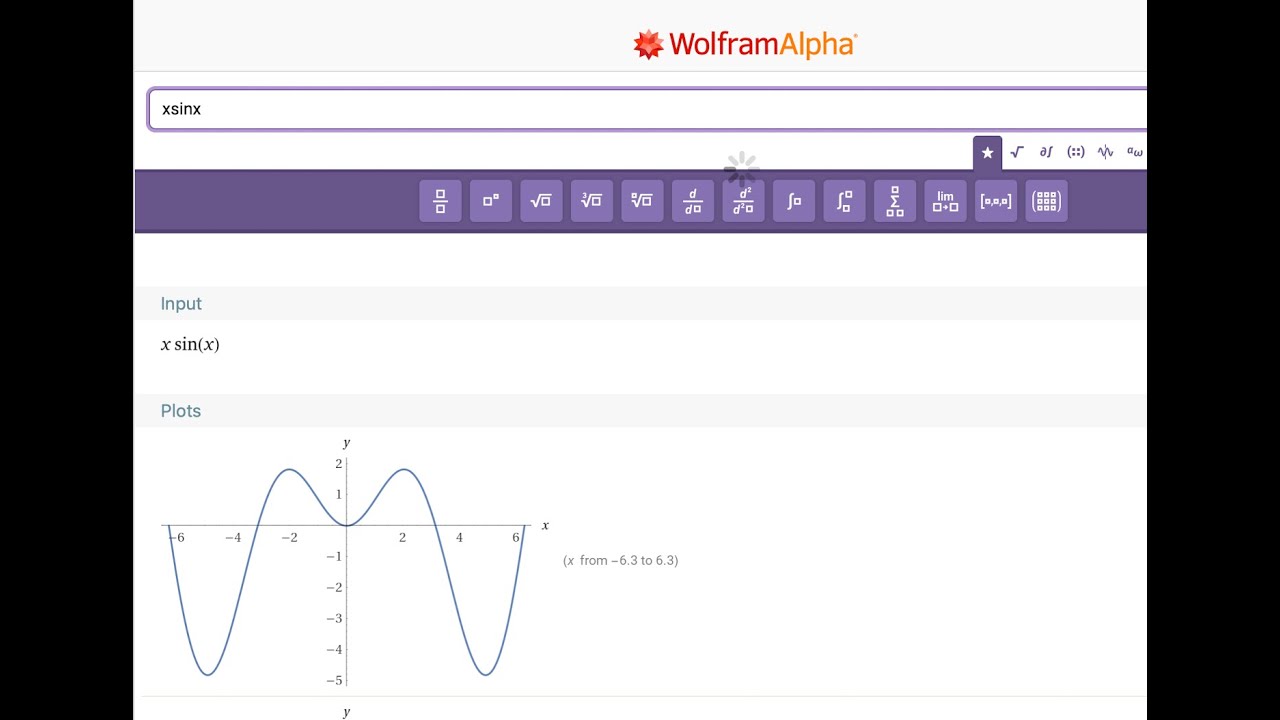 أفضل برنامج رياضيات WolframAlpha - YouTube