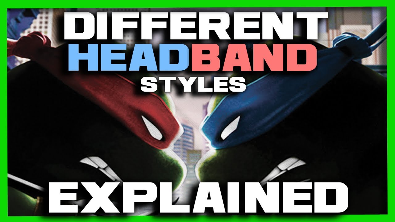 The Different Ninja Turtles Headbands EXPLAINED! - YouTube